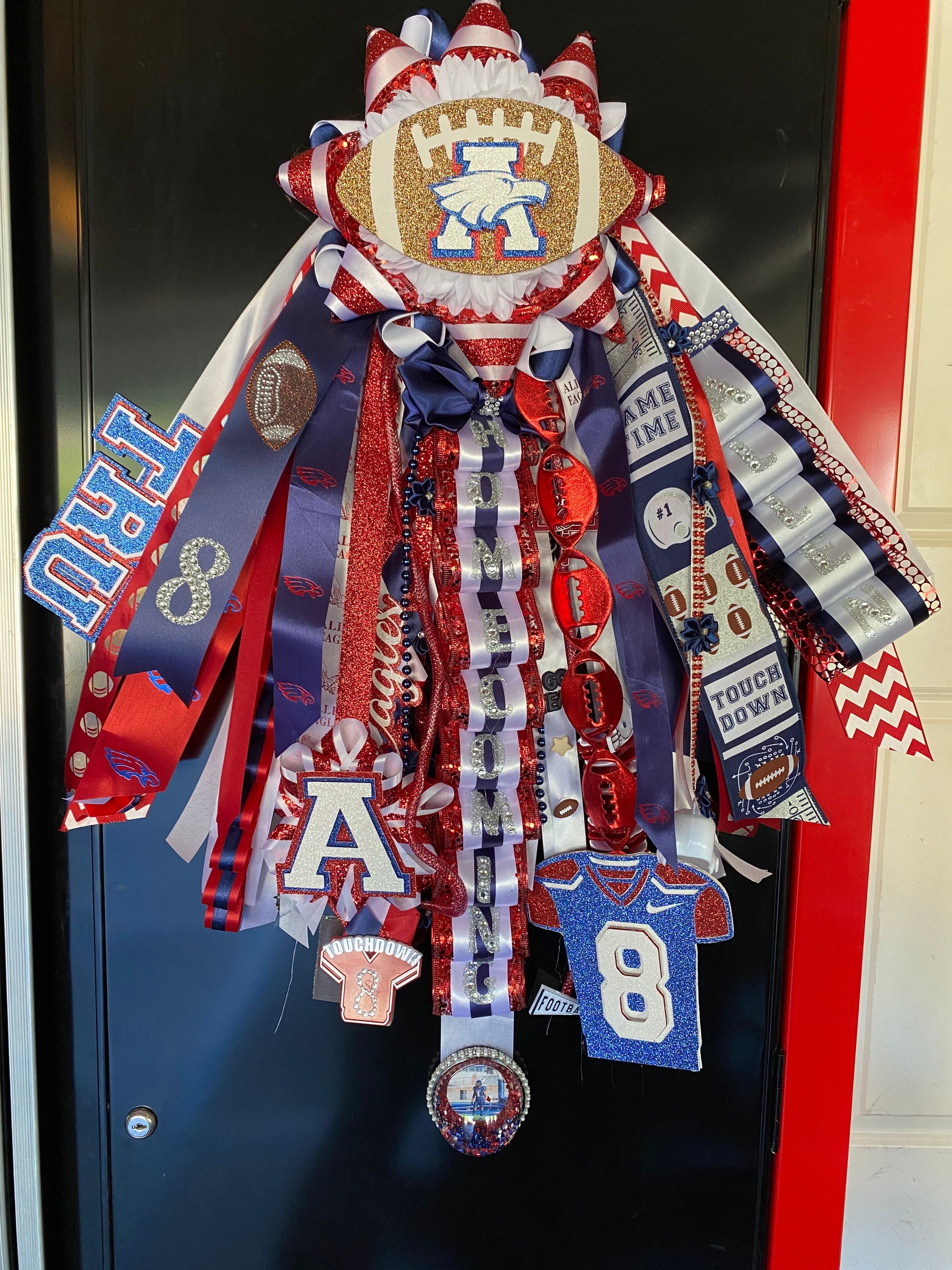 Customizable Homecoming Football Mum - Etsy