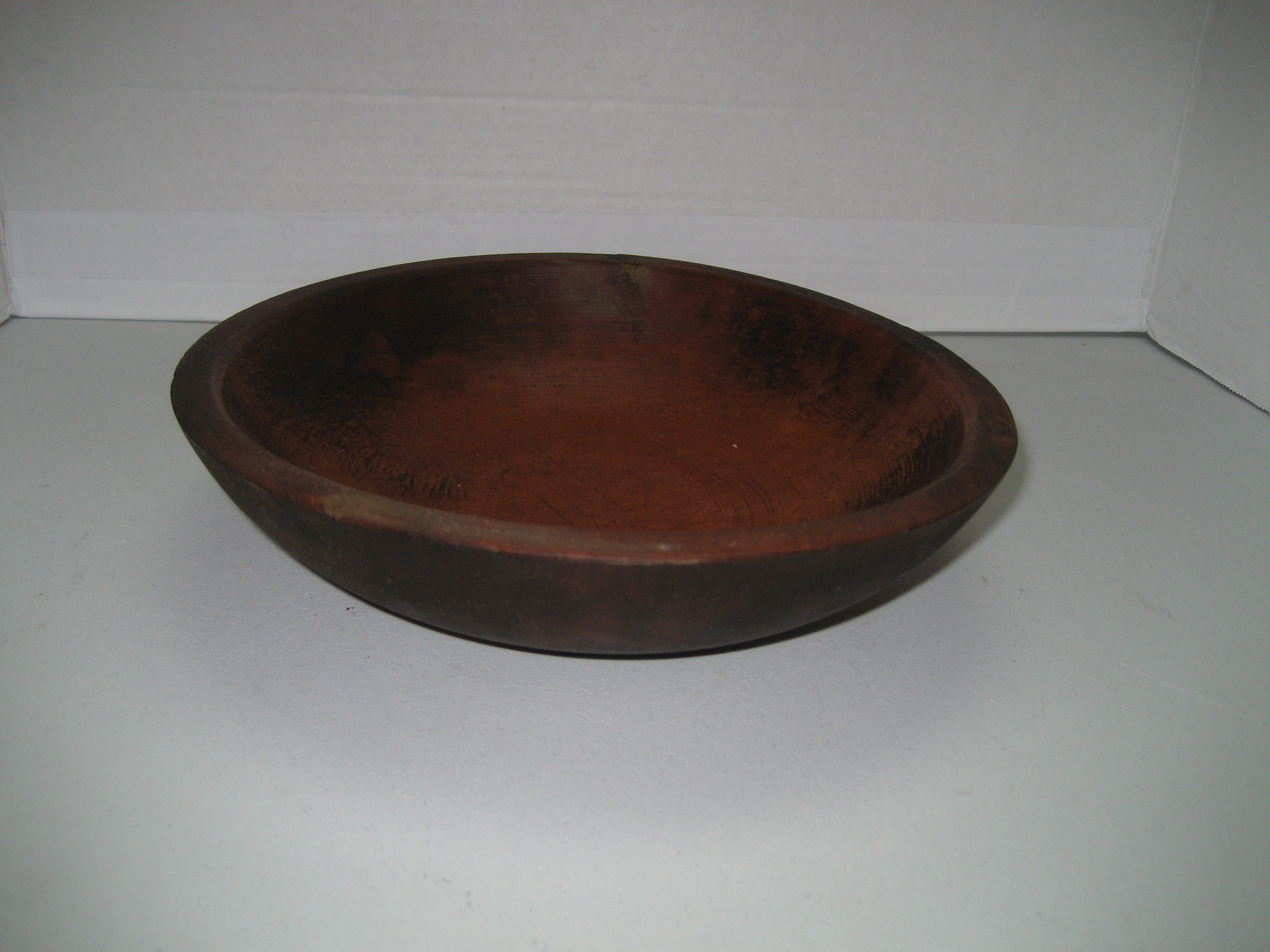 Munising Style Rustic Hand Turned Bowl 10 1/2" Maple Wood Chopping Bowl ...