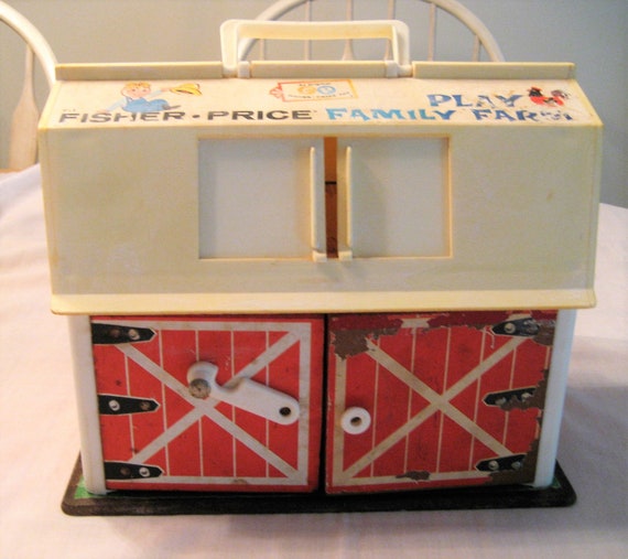 Pretend Play Toys & Games Toys Moo Sound When Door Opens 1960's Fisher ...