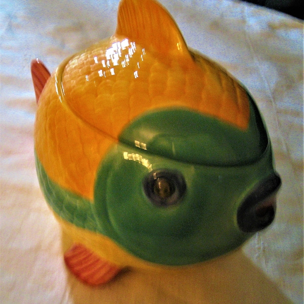 Fish Cookie Jar - Etsy
