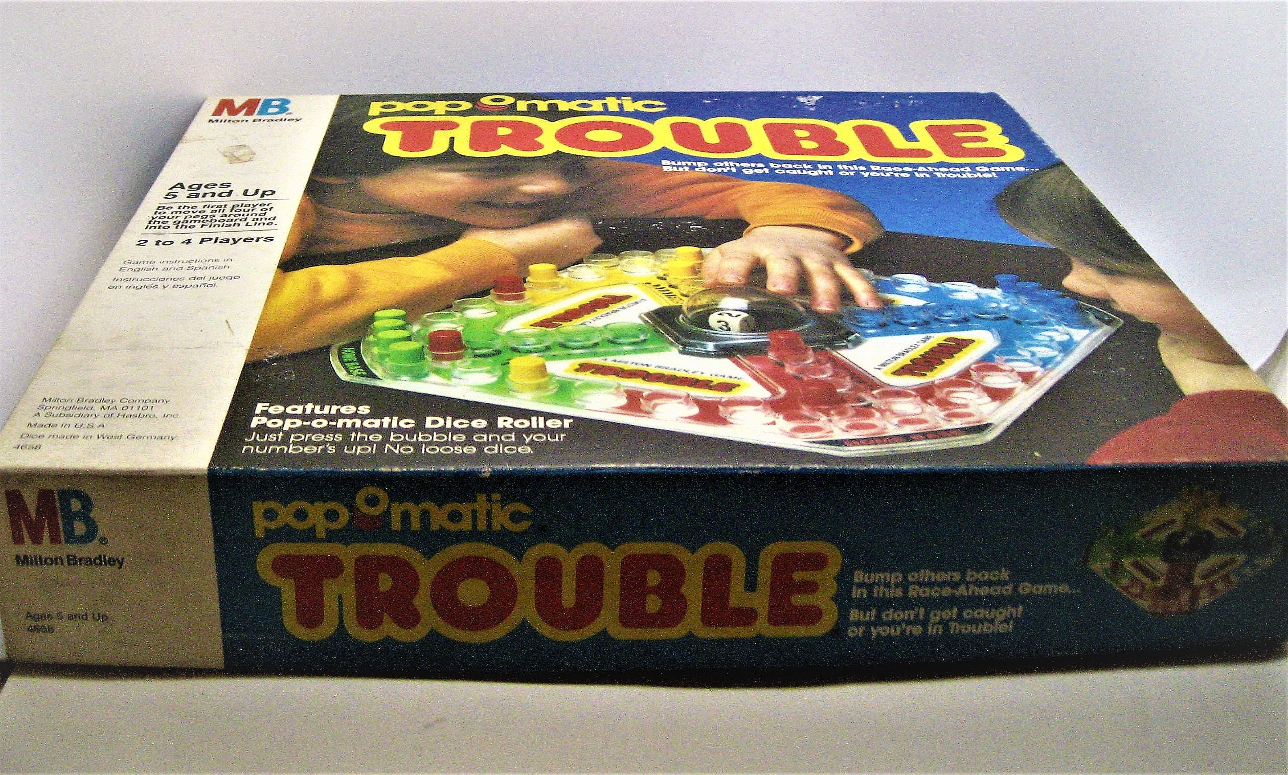 Trouble Board Game by Milton Bradley, Complete Set, 1986, Sturdy ...