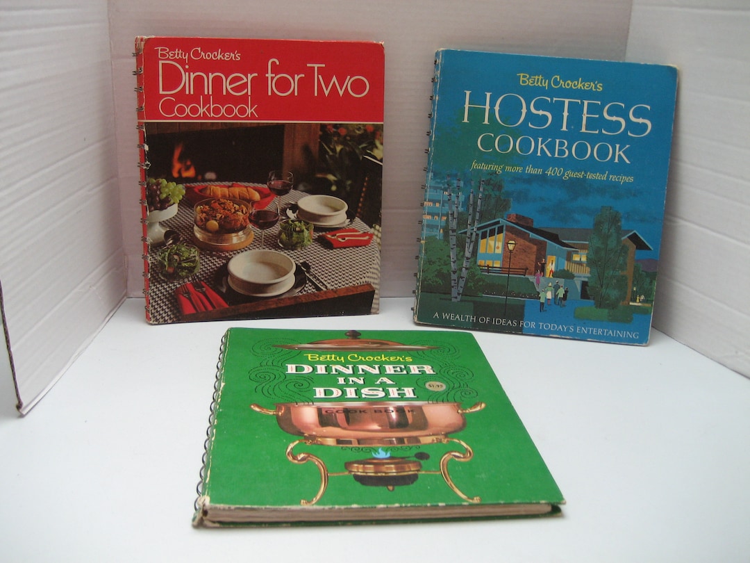 3 Betty Crocker 1st Edition Cookbooks Spiral Hard Bound Book ...