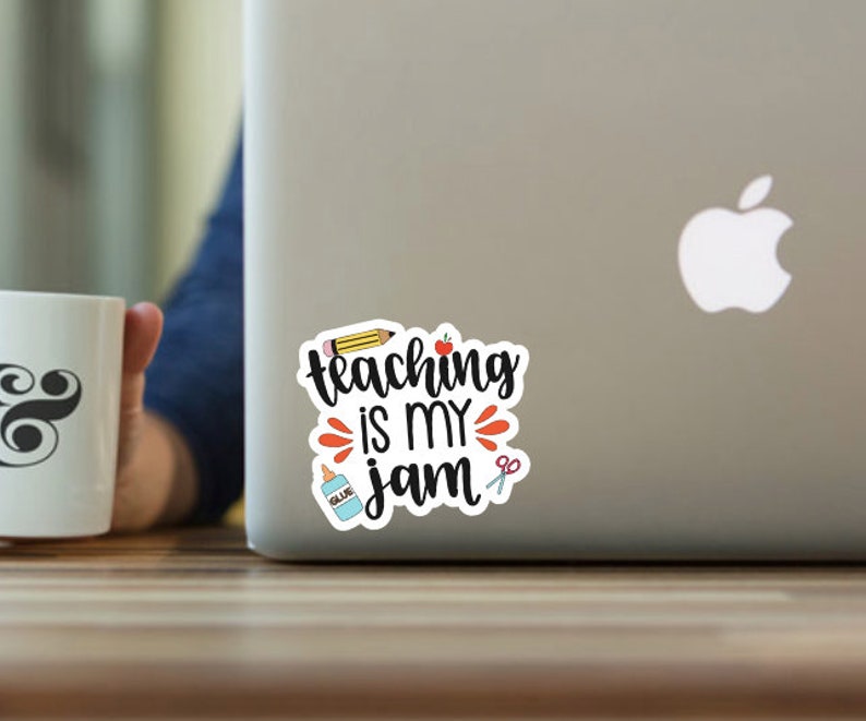 Teacher Laptop Stickers Teaching Vinyl StickersMacbook | Etsy