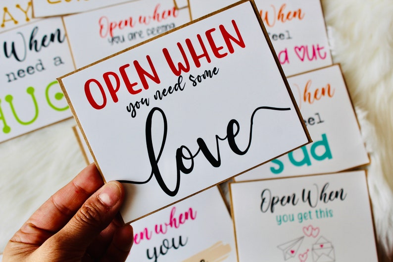 Open When Lettersopen When Envelopes for Boyfriend Going - Etsy