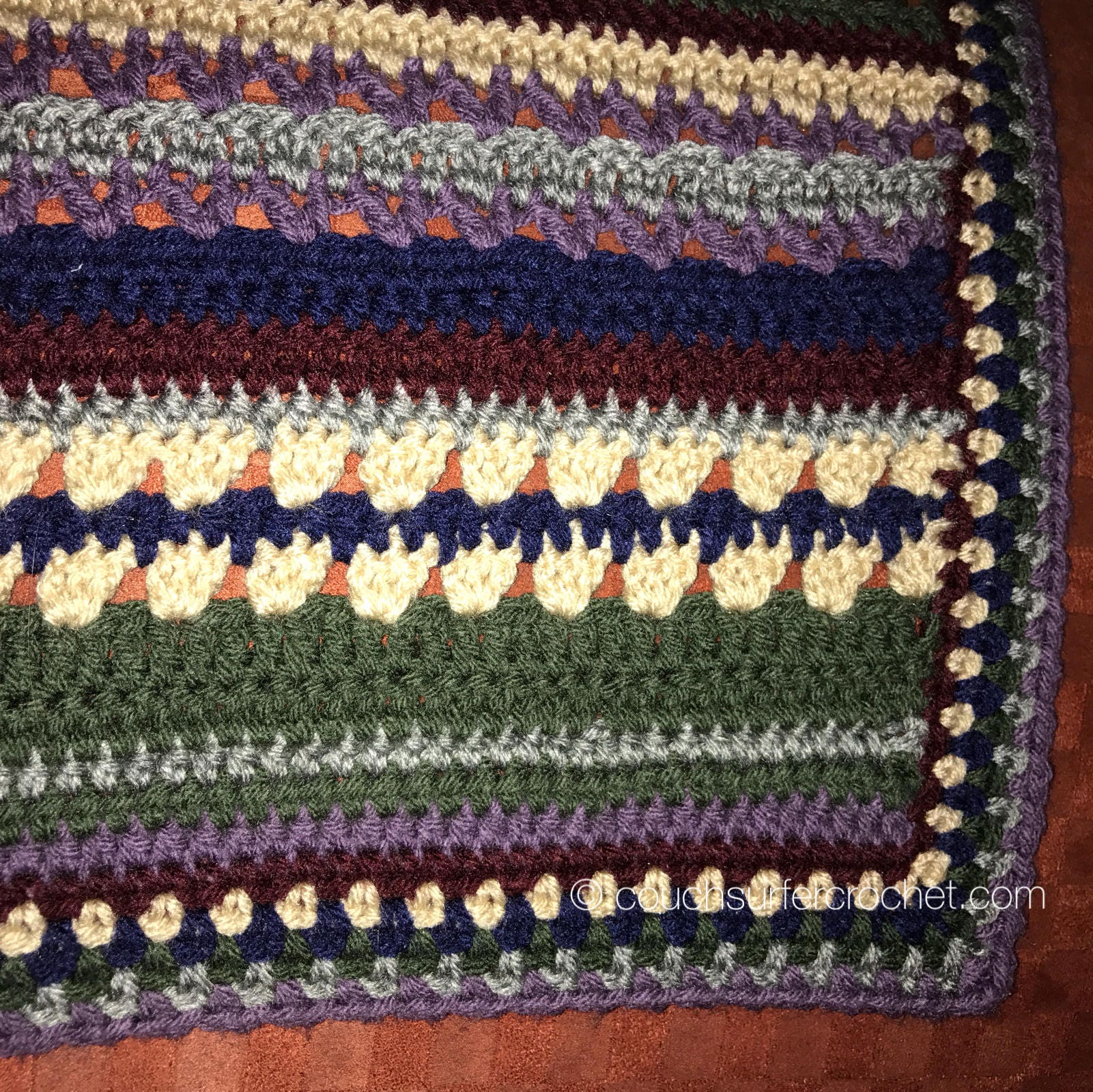 Crochet Pattern / Mixed Stitch Blanket Crochet Pattern / Crochet ...