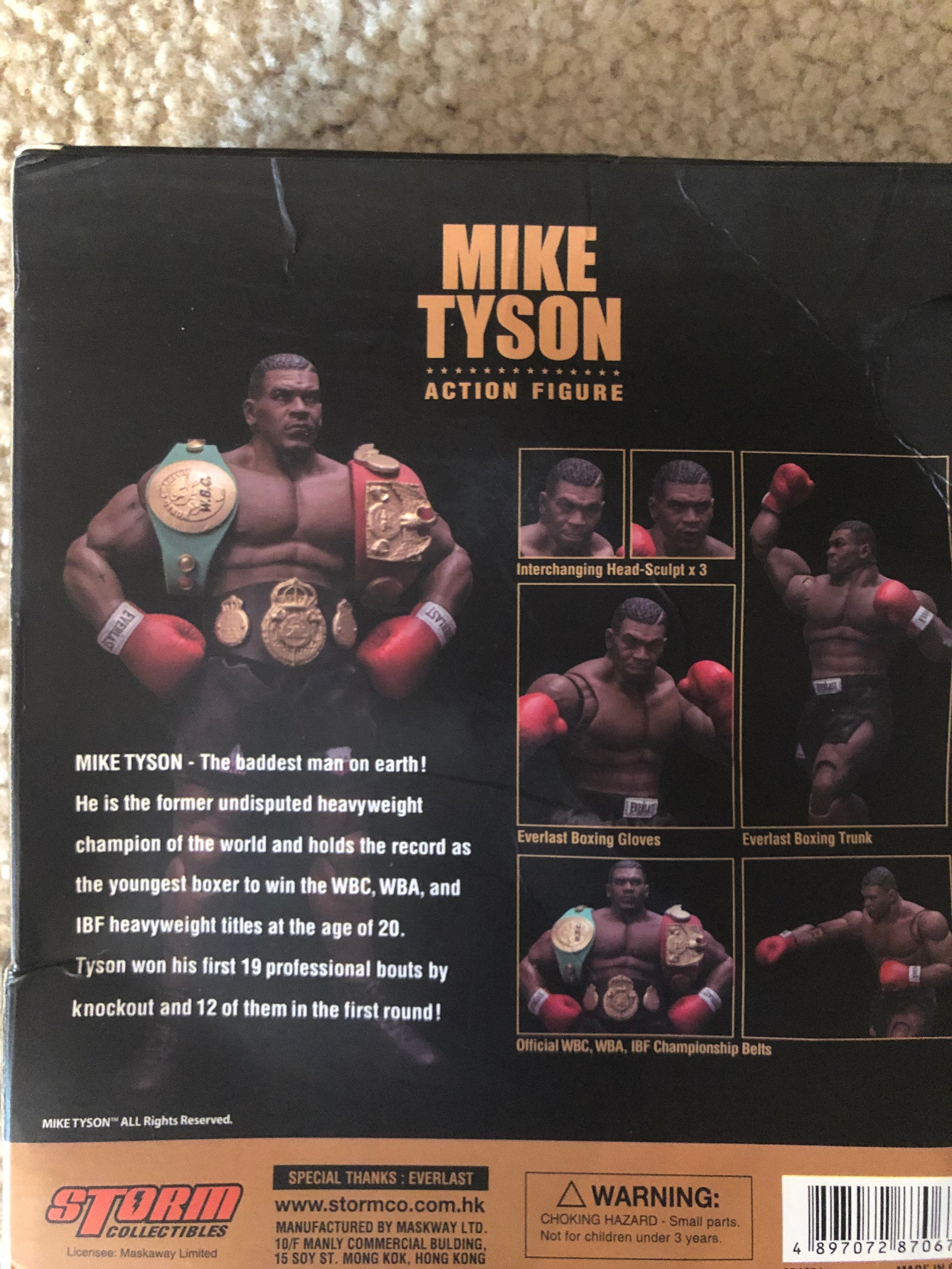 Custom Iron Mike Tyson 1/12 Action Figure Toy Doll - Etsy