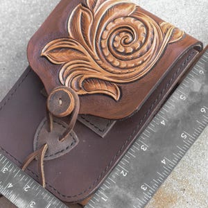 Small Leather Crossbody Bags - Hand-tooled & One of a Kind - Etsy