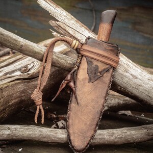 Handmade Mountain Man Knife, Custom Forged Knife, Bushcraft, Cowboy ...