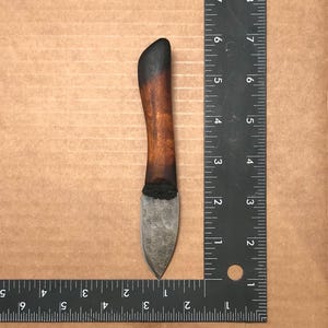 Bushcraft Primitive Neck Knife Hand-tooled Leather Sheath, Cowboy Knife ...