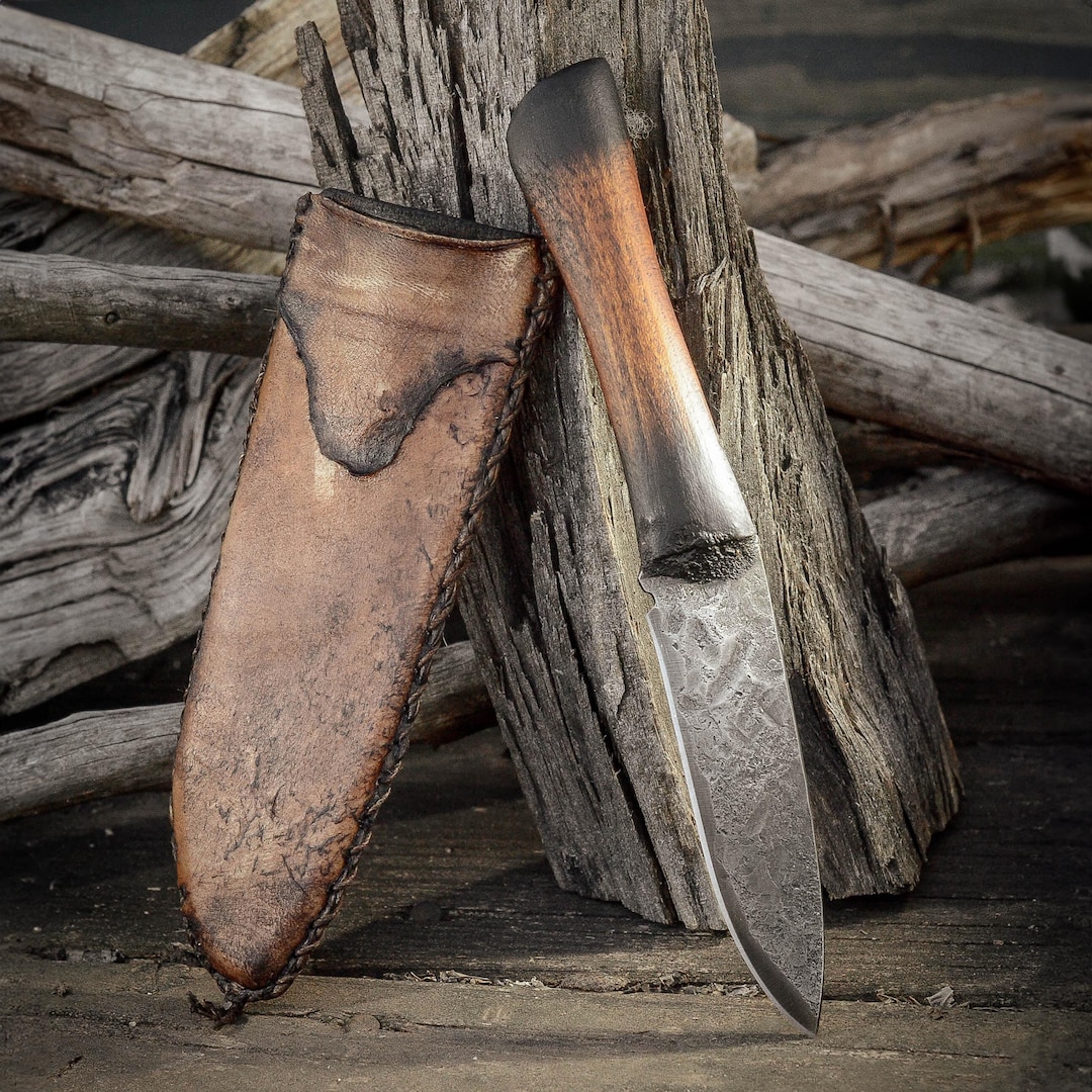 Prairiewind Mountain Man Knife, Frontier Knife, Custom Forged Knife ...