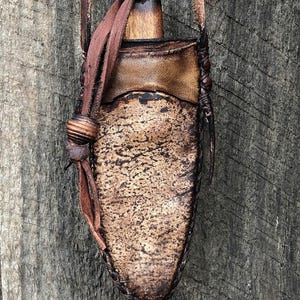 Mountain Man Neck Knife Primitive Frontier Sheath, Cowboy Knife, Native ...