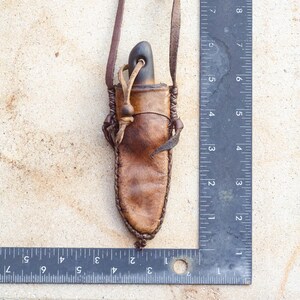 Mountain Man Neck Knife Primitive Knife Sheath, Cowboy Knife, Native ...