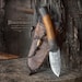 Handmade Knife, Mountain Man Frontier Sheath, Forged Knife, Bushcraft ...