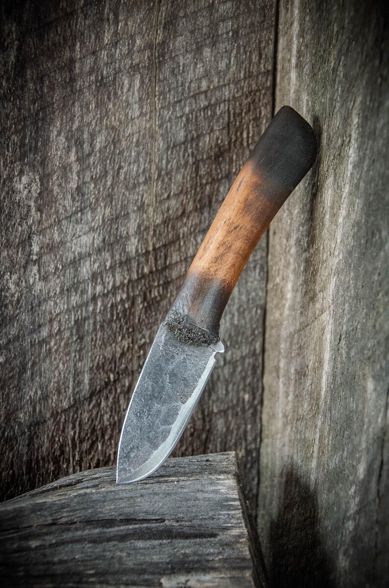 Hand Forged Mountain Man Knife: Frontier Style Sheath, Bushcraft Style ...