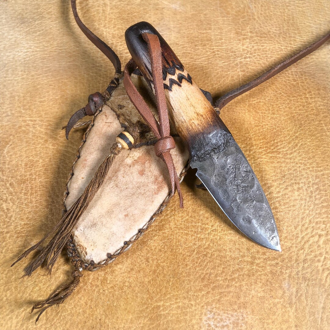 Mountain Man Neck Knife Frontier Knife Primitive Neck - Etsy