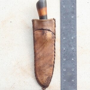 Handmade Knife, Mountain Man Frontier Sheath, Forged Knife, Bushcraft ...