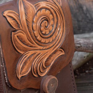 Small Leather Crossbody Bags - Hand-tooled & One of a Kind - Etsy