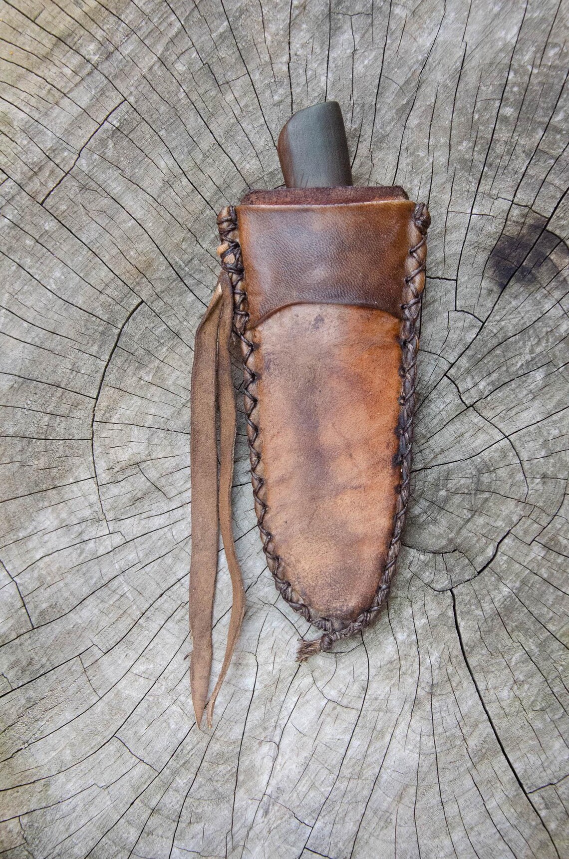 Hand Forged Mountain Man Knife: Frontier Style Sheath, Bushcraft Style ...