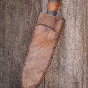 Handmade Knife, Mountain Man Frontier Sheath, Forged Knife, Bushcraft ...
