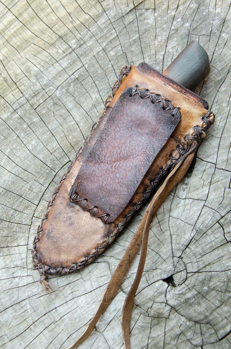 Hand Forged Mountain Man Knife: Frontier Style Sheath, Bushcraft Style ...