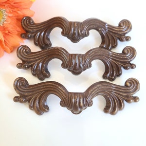 Vintage Art Deco Waterfall Drawer/dresser Pulls - Etsy