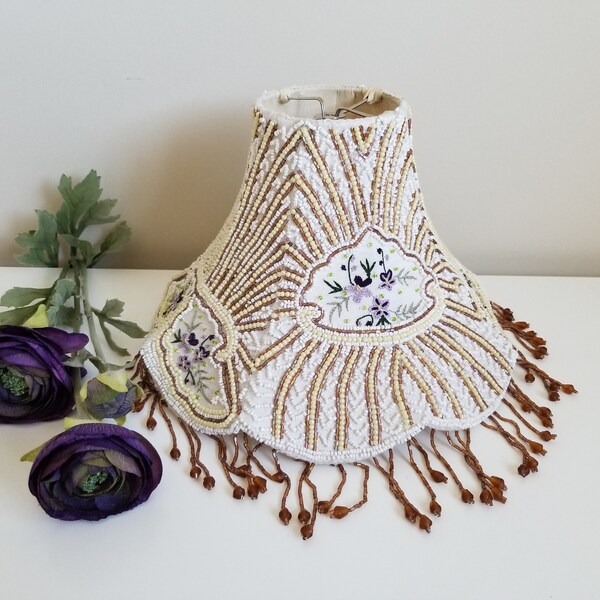 Embroidered Lamp Shade - Etsy