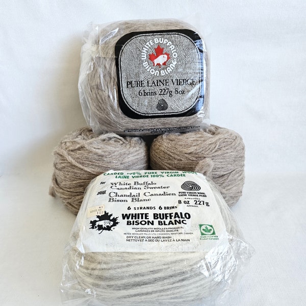 White Buffalo Wool - Etsy