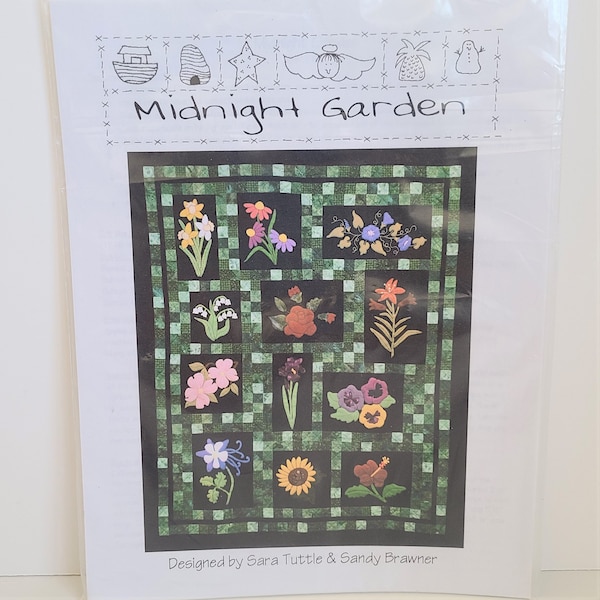 Midnight Garden Quilt Kit - Etsy