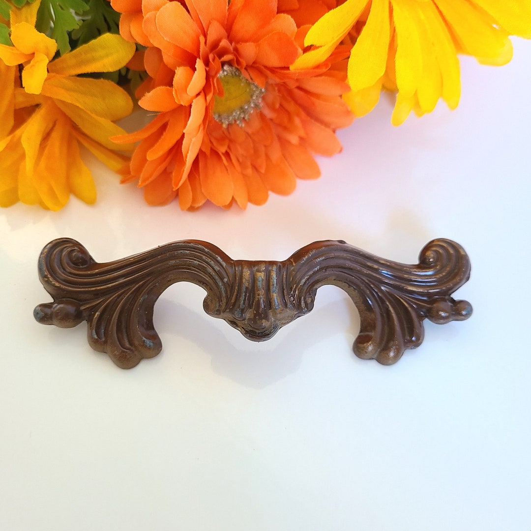 Vintage Art Deco Waterfall Drawer/dresser Pulls - Etsy