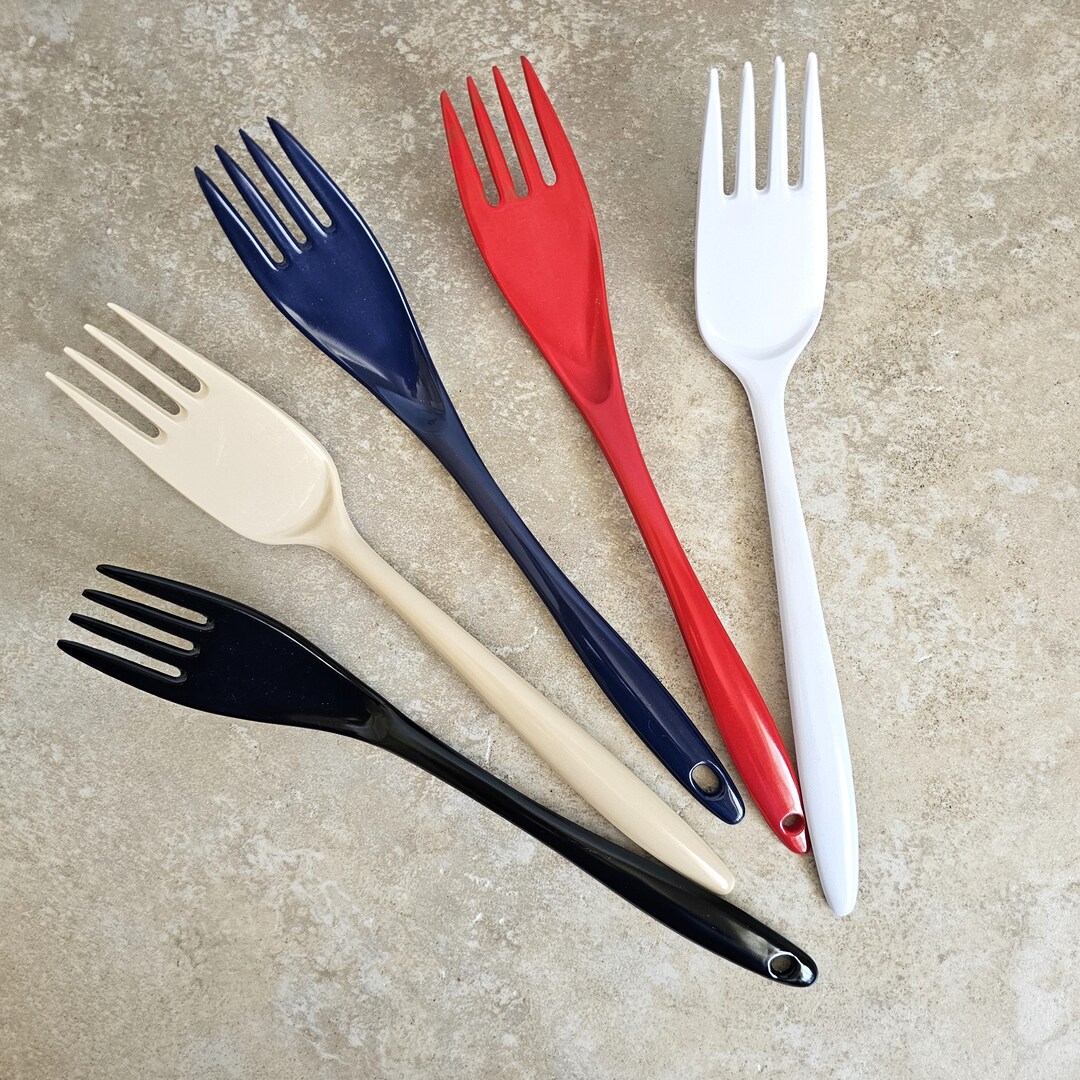 Melamine Kitchen Utensils, Vintage Hard Plastic Rosti, Machi Forks ...