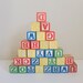 Blocks, Vintage Set of 30 Wooden Alphabet Blocks - Etsy