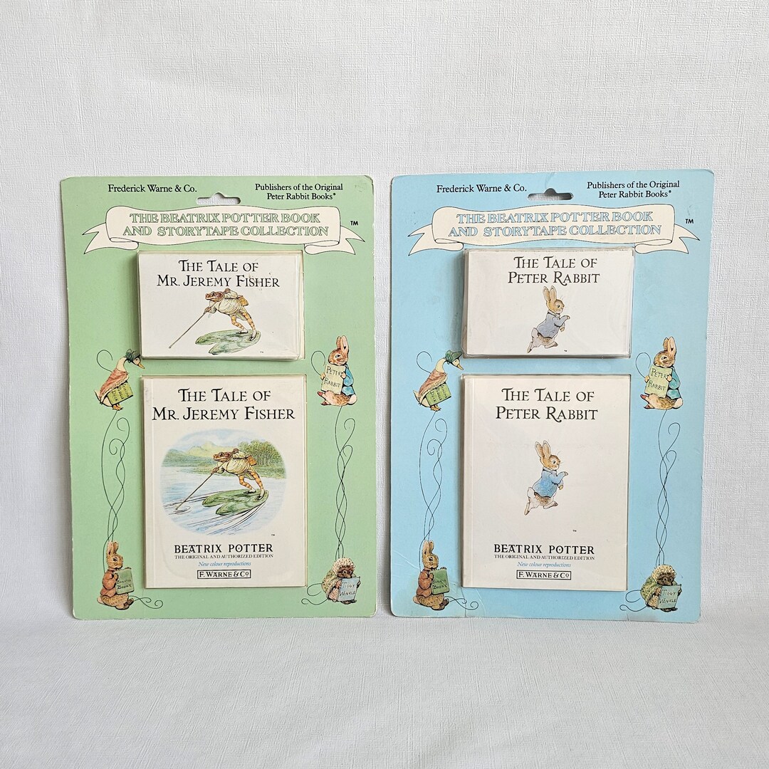 Set of 2 Vintage Beatrix Potter Book & Story Tape Collection Peter ...