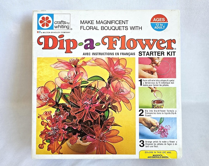 Dip-a-flower, Vintage Flower Starter Kit, Crafts by Whiting - Etsy