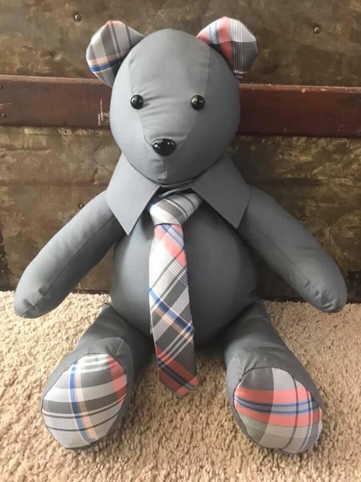 18" Memory Bear Pdf With Collar Instructions - Etsy