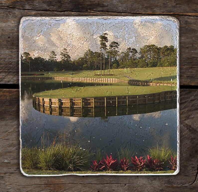 Golf Course Coasters St. Andrews Augusta Pebble Beach - Etsy