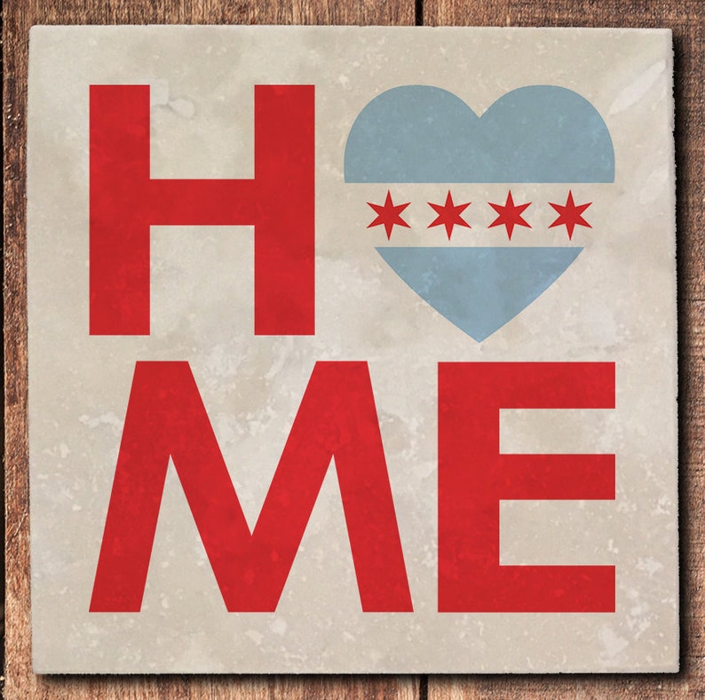Chicago Coaster Set - Mix & Match - Chicago Flag, Skyline, Drink Local ...