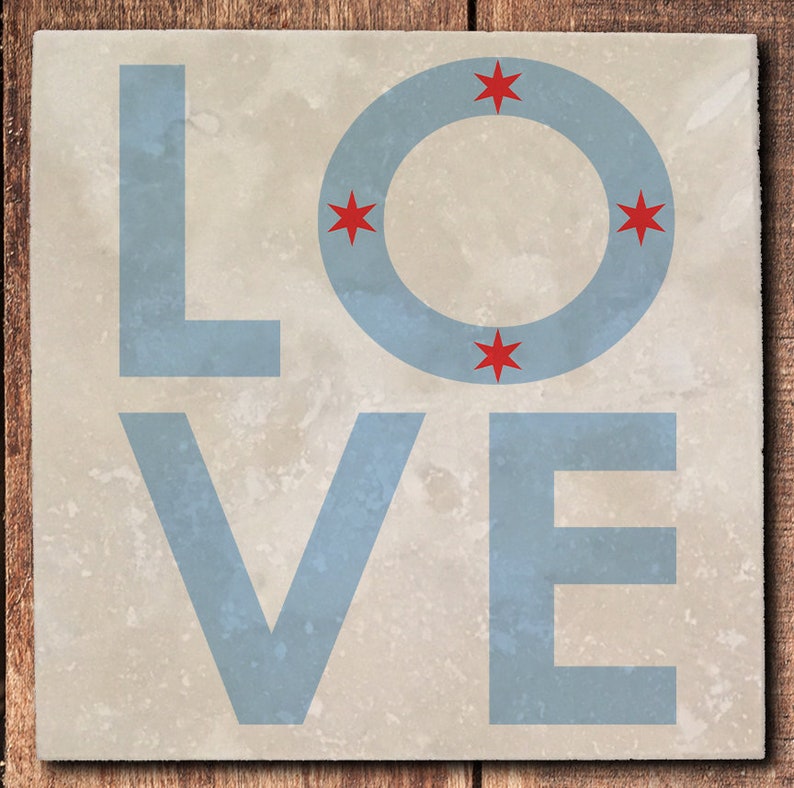 Chicago Coaster Set - Mix & Match - Chicago Flag, Skyline, Drink Local ...