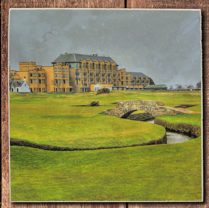 Golf Course Coasters St. Andrews Augusta Pebble Beach | Etsy