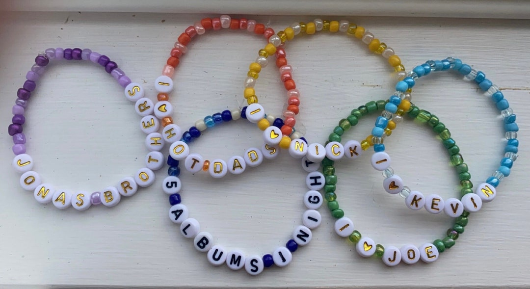 Jonas Brothers World Tour Concert Trading Bracelets Friendship ...