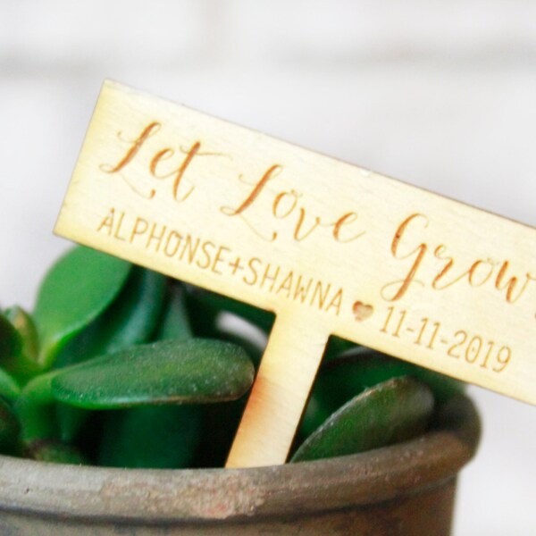 Let Love Grow Tags - Etsy