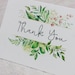 Water Color Thank You Notes Thank You Card Set Blank - Etsy
