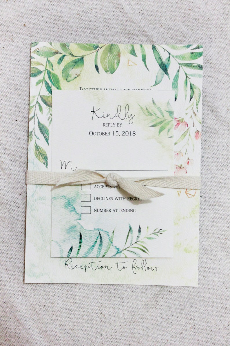 DIY printable wedding invitation wedding invitation template | Etsy