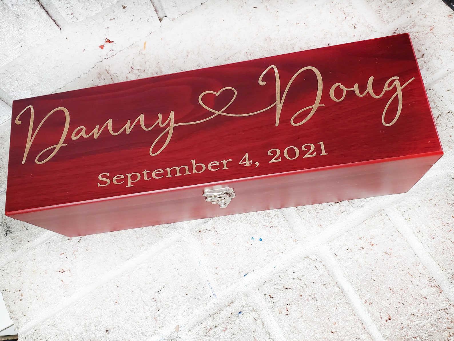 Custom Wine Box Personalized Wine Boxes With Accessories - Etsy