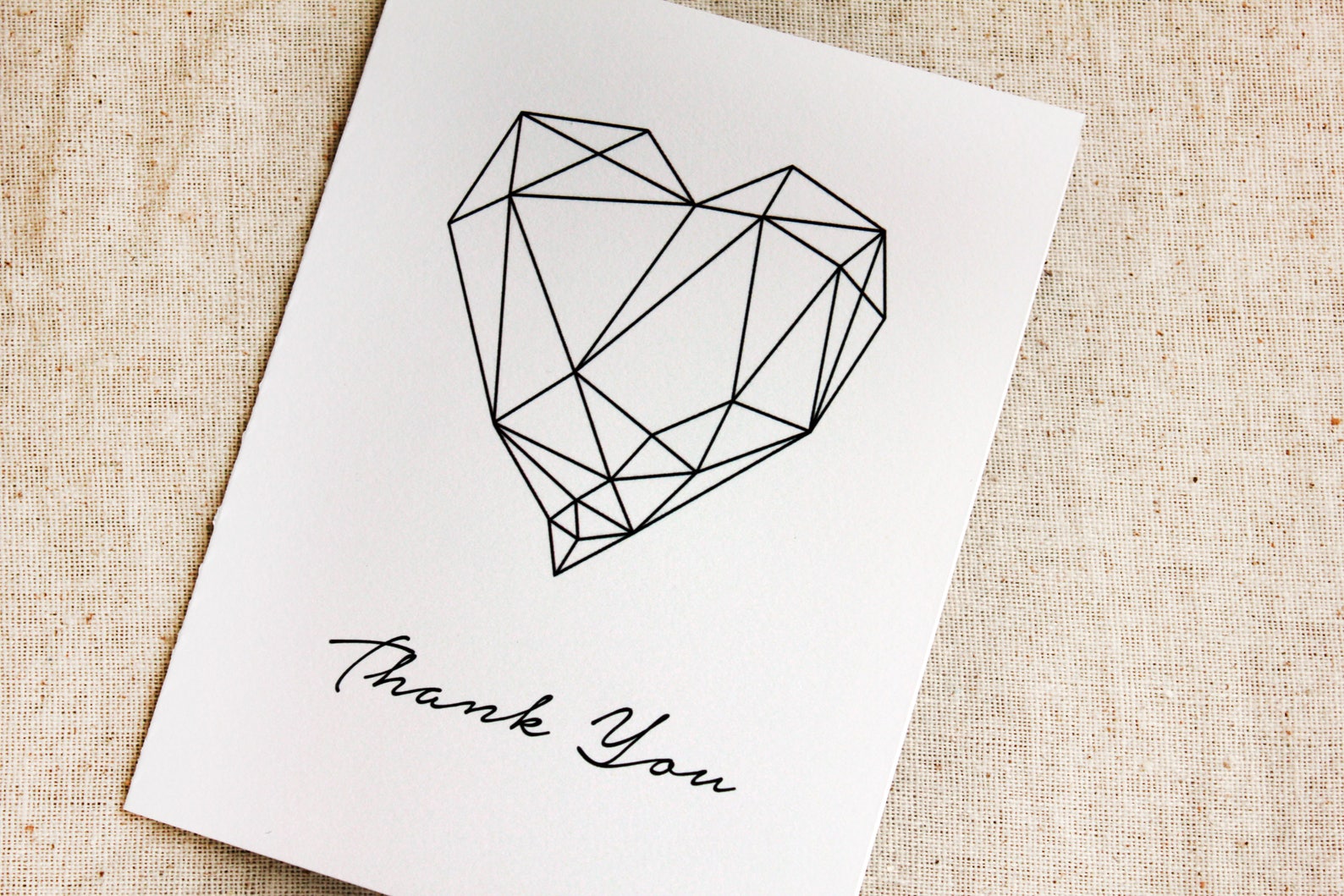 Thank You Cards. Simple Thank You Card. Thank You Notecards. | Etsy