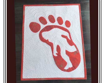 Bigfoot quilt | Etsy