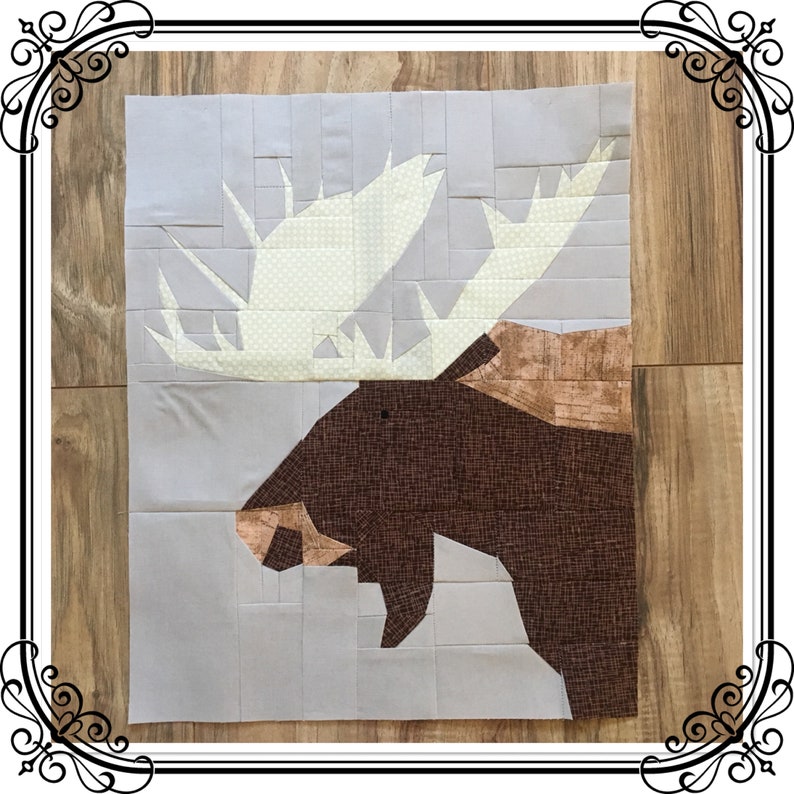 High Country Moose. Quilt Pattern | Etsy