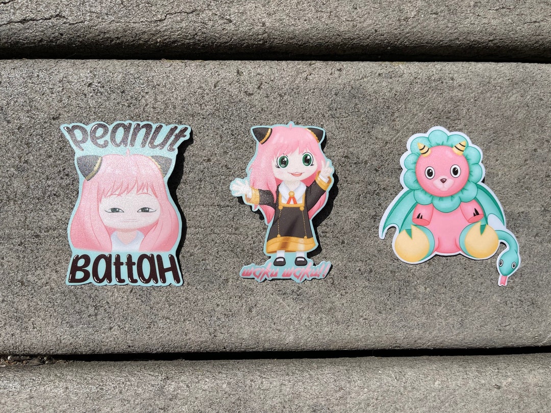 Chibi Anya Vinyl Stickers - Etsy
