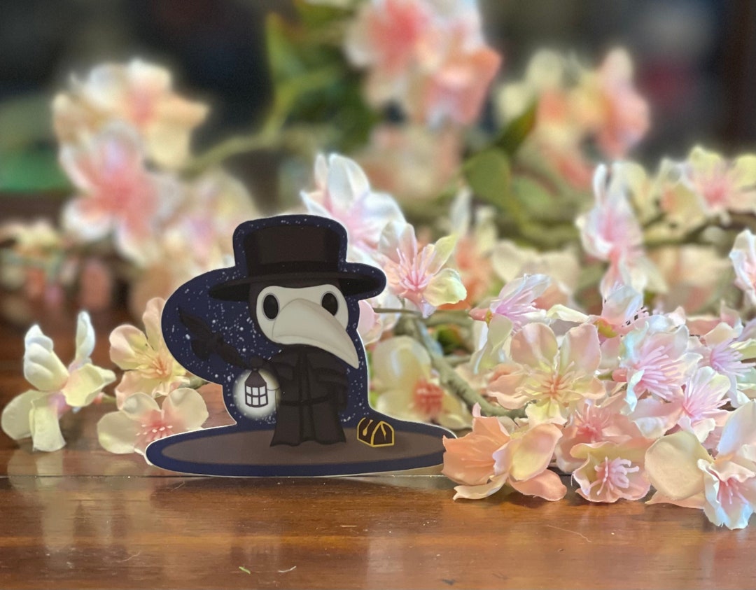 Chibi Plague Doctor Die Cut Sticker - Etsy