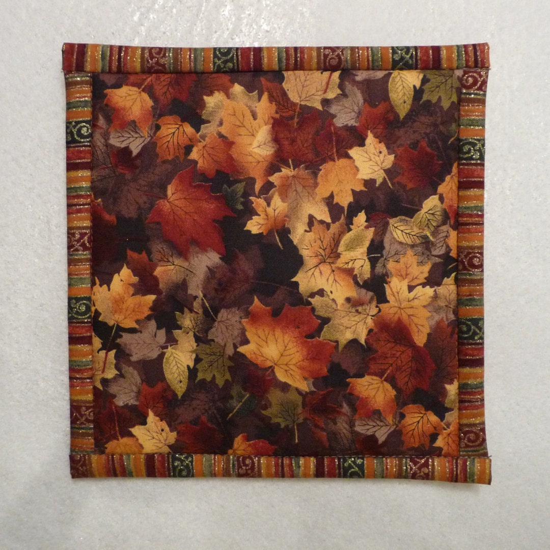 Autumn Leaf Pot Holder Autumn Leaf Hot Pad Autumn Leaf Mug - Etsy