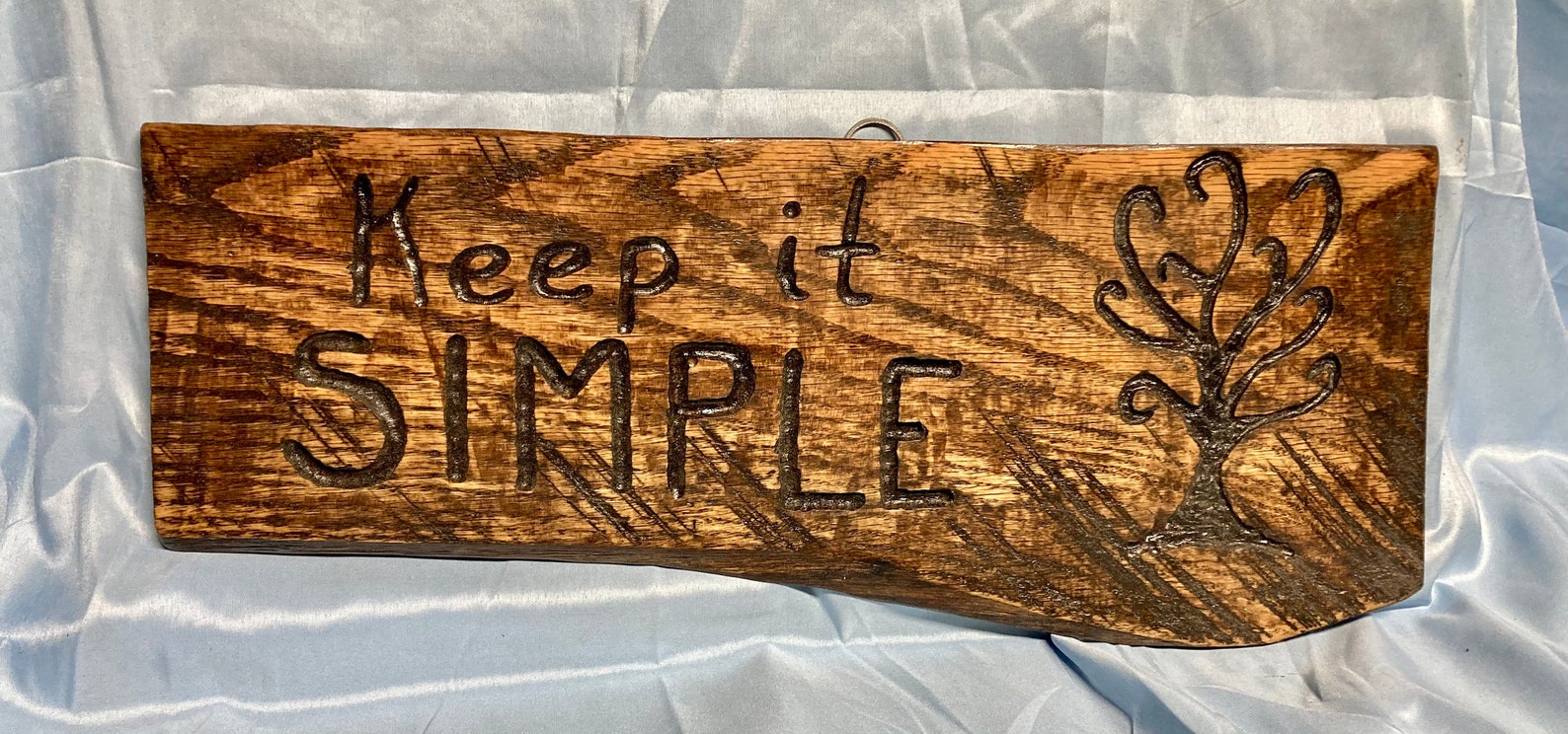 Hanging Hand Carved PEACE Sign - Etsy